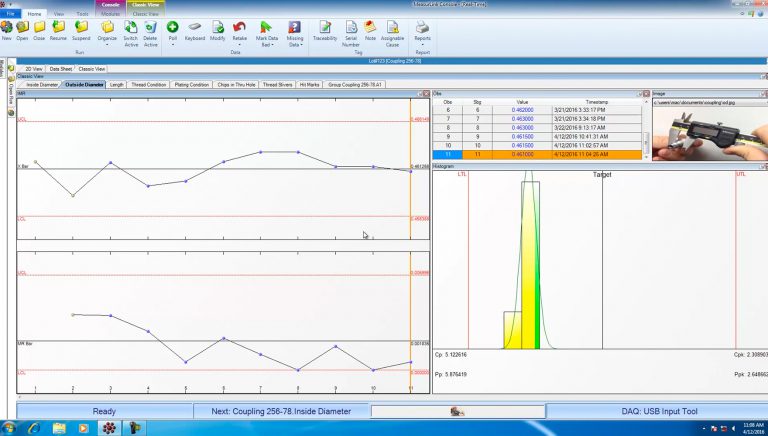 Sending Data from MCOSMOS - MeasurLink